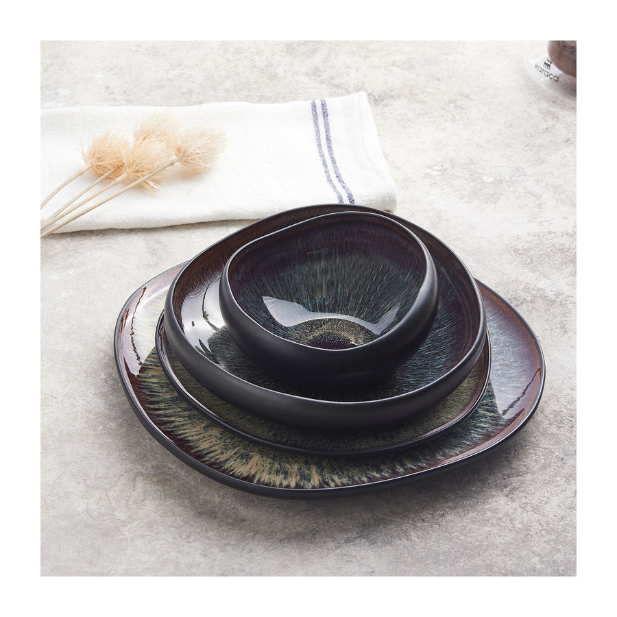 Karaca Galactic Black Deep Plate - KARACA Romania