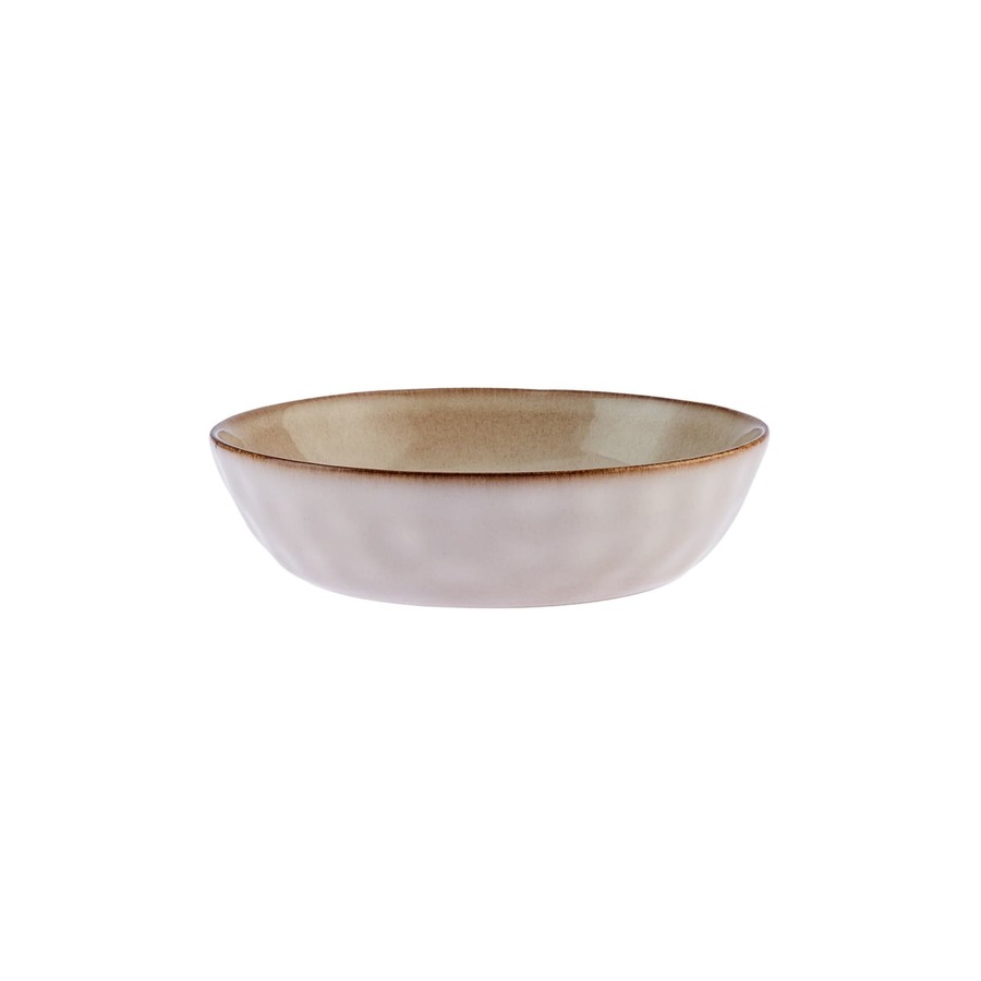 Karaca Aria Reactive Glaze Pit Plate, 20 cm, Beige - KARACA NETHERLANDS