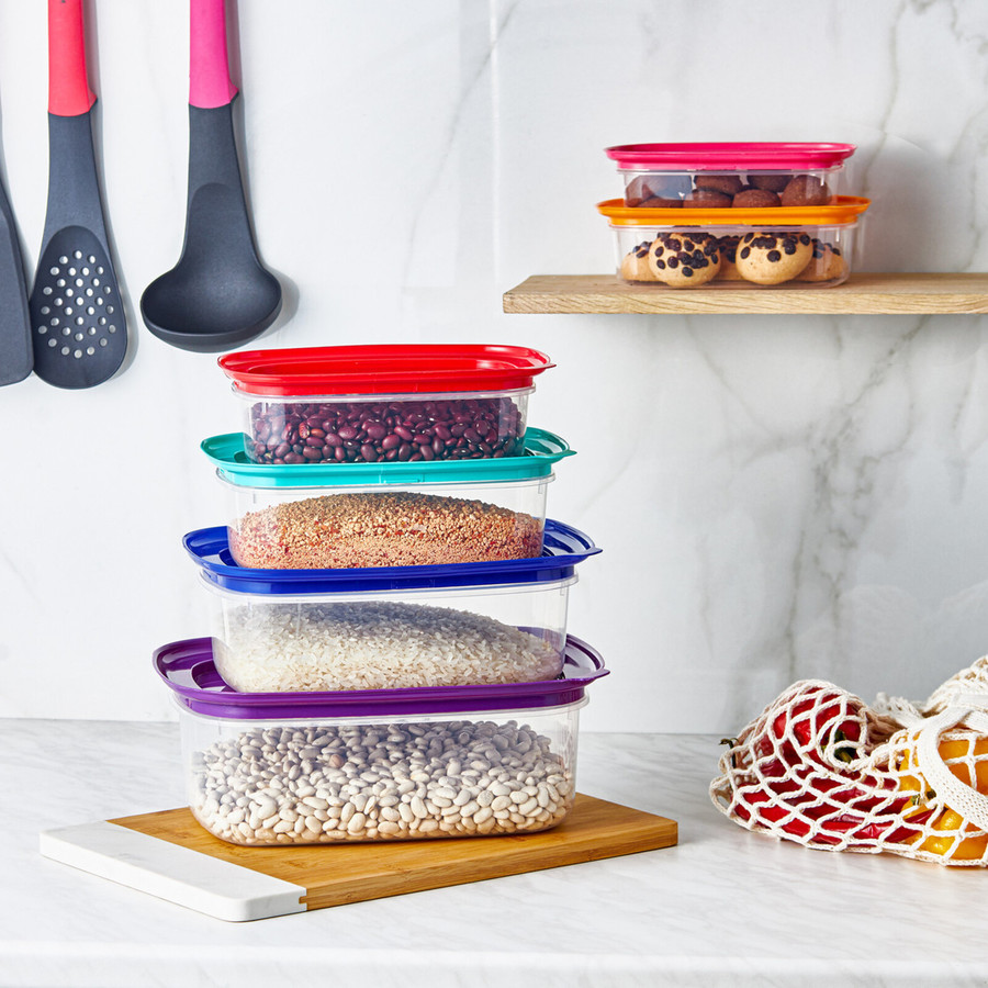 Karaca Vicks Bailando 6 Piece Storage Container, 2.9L, Multi - KARACA UK